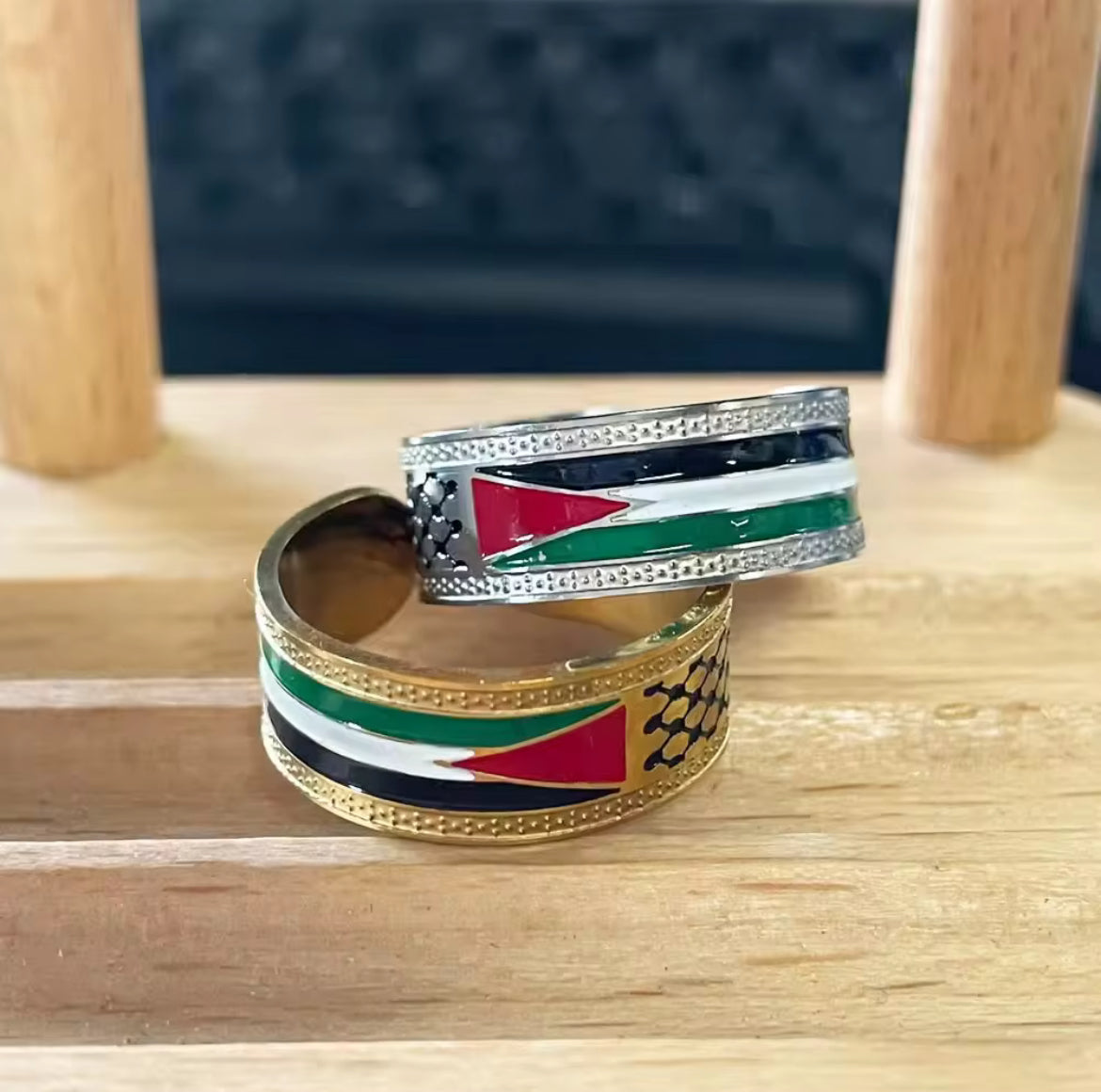 Palestine Ring Gold/Silver – Freepalestineshop